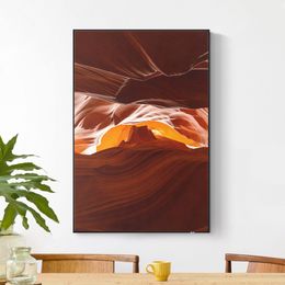 Akustik-Wechselbild Blick in den Antelope Canyon