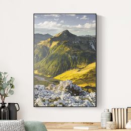Akustik-Wechselbild Berge und Tal der Lechtaler Alpen in Tirol