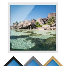 Bild mit Rahmen La Digue