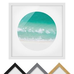 Bild mit Rahmen Das Meer im Kreis