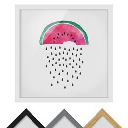 Bild mit Rahmen Wassermelonen Regen
