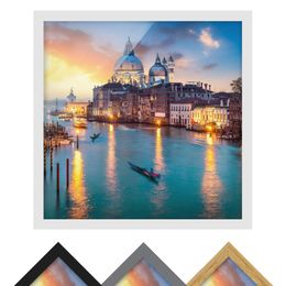 Bild mit Rahmen Sunset in Venice