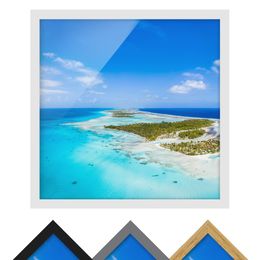 Bild mit Rahmen Paradies auf Erden