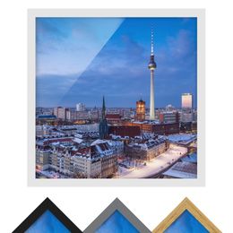 Bild mit Rahmen Schnee in Berlin