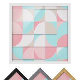 Bild mit Rahmen Skandinavische Geometrie