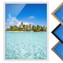 Bild mit Rahmen Crystal Clear Water