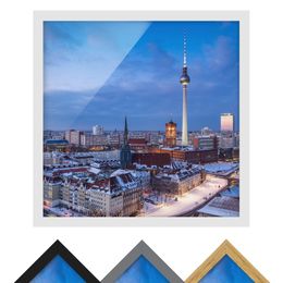Bild mit Rahmen Schnee in Berlin