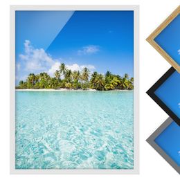 Bild mit Rahmen Crystal Clear Water