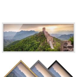 Bild mit Rahmen Die unendliche Mauer von China