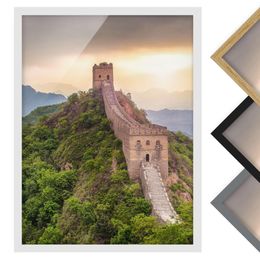Bild mit Rahmen Die unendliche Mauer von China