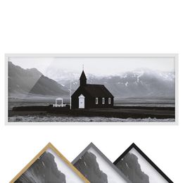 Bild mit Rahmen Die schwarze Kirche