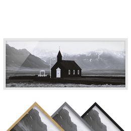 Bild mit Rahmen Die schwarze Kirche