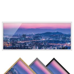 Bild mit Rahmen Skyline von Seoul
