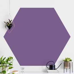 Hexagon Fototapete selbstklebend Flieder