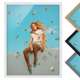 Bild mit Rahmen Retro Venus