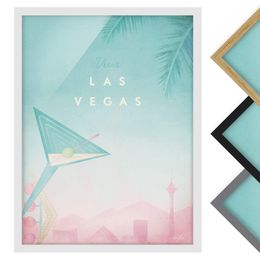 Bild mit Rahmen Reiseposter - Viva Las Vegas