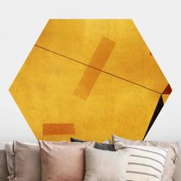 Hexagon Fototapete selbstklebend Wassily Kandinsky - Au&szlig;er Gewicht