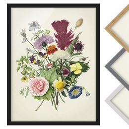 Bild mit Rahmen Blumenstrau&szlig; von 1680