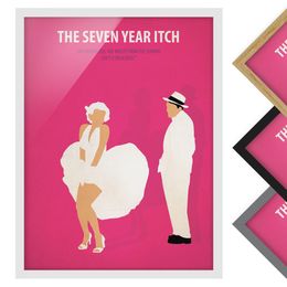 Bild mit Rahmen Filmposter The seven year itch