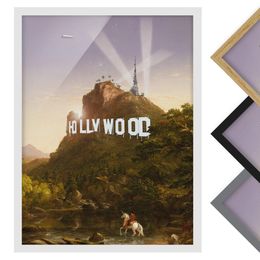 Bild mit Rahmen Gem&auml;lde Hollywood