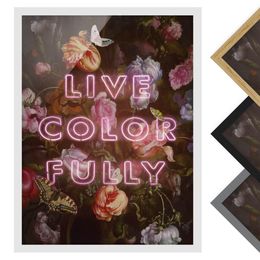 Bild mit Rahmen Live Color Fully