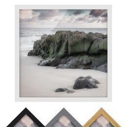Bild mit Rahmen Felsen am Strand