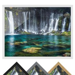Bild mit Rahmen Shiraito Wasserfall
