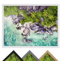 Bild mit Rahmen Versteckter Strand