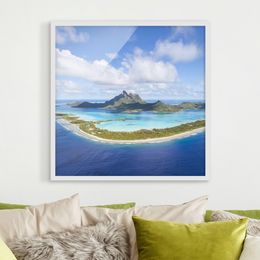 Bild mit Rahmen Inselparadies