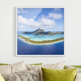 Bild mit Rahmen Inselparadies