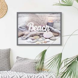 Bild mit Rahmen Wellness Beach Dekoration