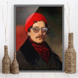 Bild mit Rahmen Portrait eines Hipsters
