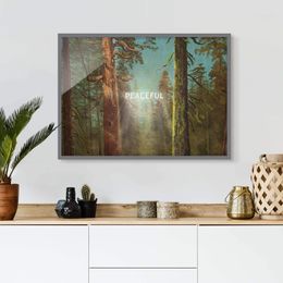 Bild mit Rahmen Peaceful