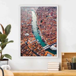 Bild mit Rahmen Canal Grande in Venedig