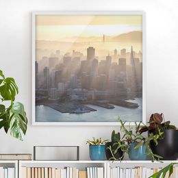 Bild mit Rahmen San Francisco im Morgengrauen