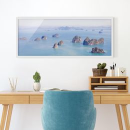 Bild mit Rahmen Inseln im Meer