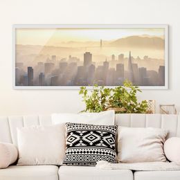 Bild mit Rahmen San Francisco im Morgengrauen