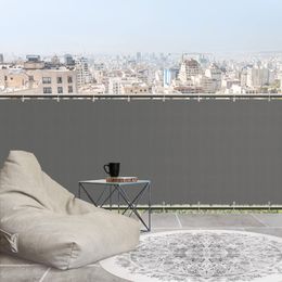 Balkon Sichtschutz Dunkelgrau