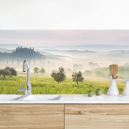 K&uuml;chenr&uuml;ckwand Natur & Landschaft Toskana Fr&uuml;hling