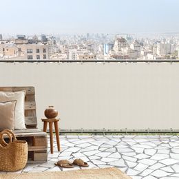 Balkon Sichtschutz Meersand