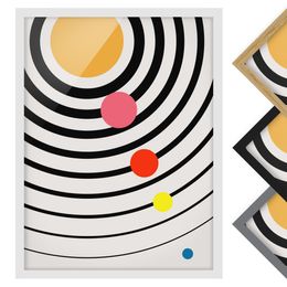 Bild mit Rahmen Geometrisches Universum