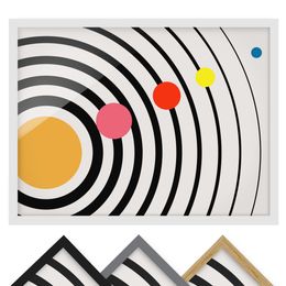 Bild mit Rahmen Geometrisches Universum