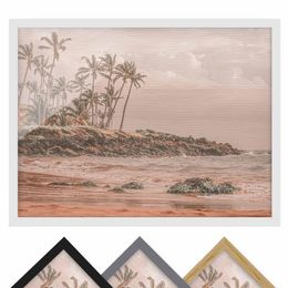 Bild mit Rahmen Aloha Hawaii Strand