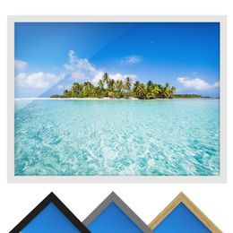 Bild mit Rahmen Crystal Clear Water