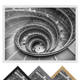 Bild mit Rahmen Bramante Treppe