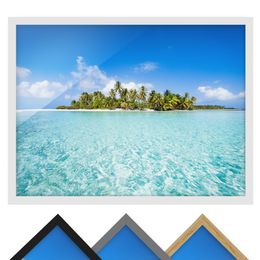 Bild mit Rahmen Crystal Clear Water