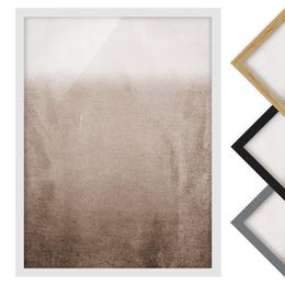 Bild mit Rahmen Spiel der Farben Verblassendes Sepia