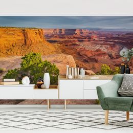 Fototapete Dead Horse Point Canyonlands National Park USA - Vliestapete nach Ma&szlig; Natur Wohnzimmer Schlafzimmer Bad Badezimmer K&uuml;che Flur Esszimmer