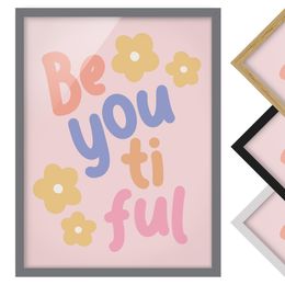 Bild mit Rahmen Self Love - Be You tiful