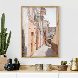 Bild mit Rahmen Stra&szlig;e in Procida